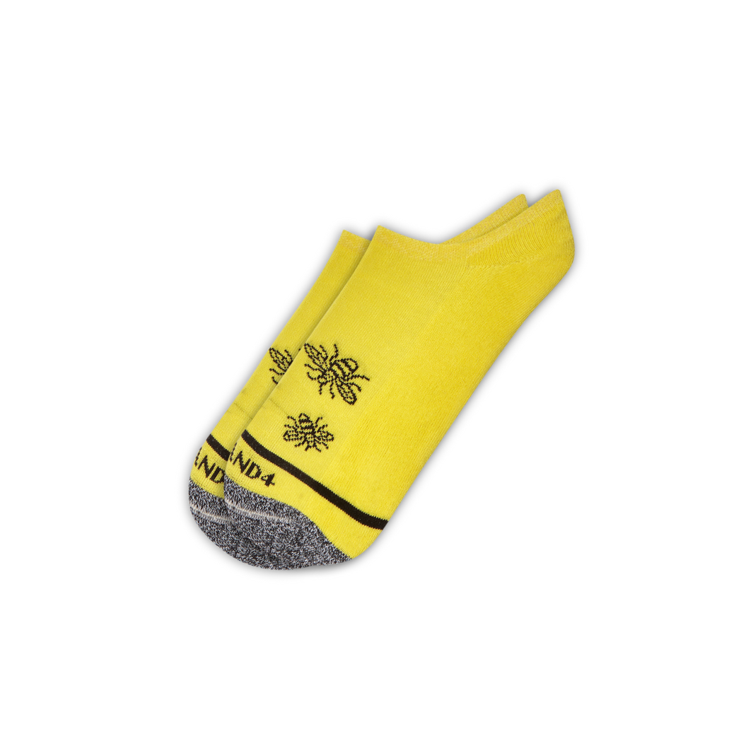 Bumblebee No Show Sock | Stand4 Socks | Buy One = Give One