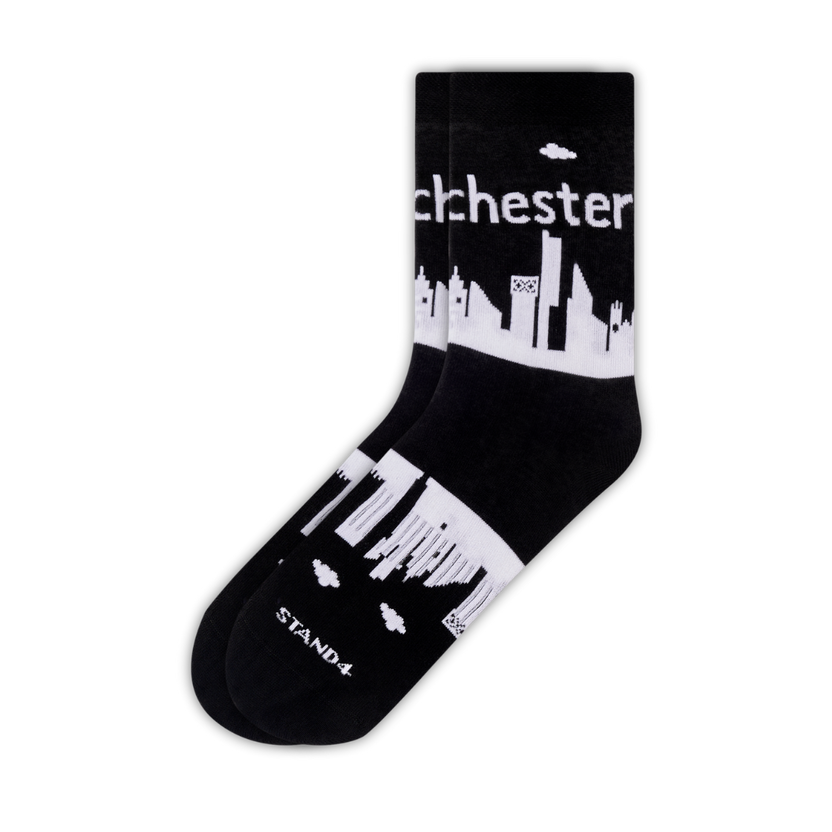 Manchester Skyline Socks |Stand4 Socks | Buy One = Give One