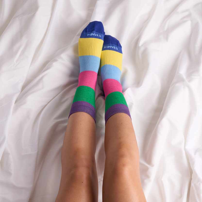 The Statement Bamboo Sock | Stand4 Socks | Buy One = Give One