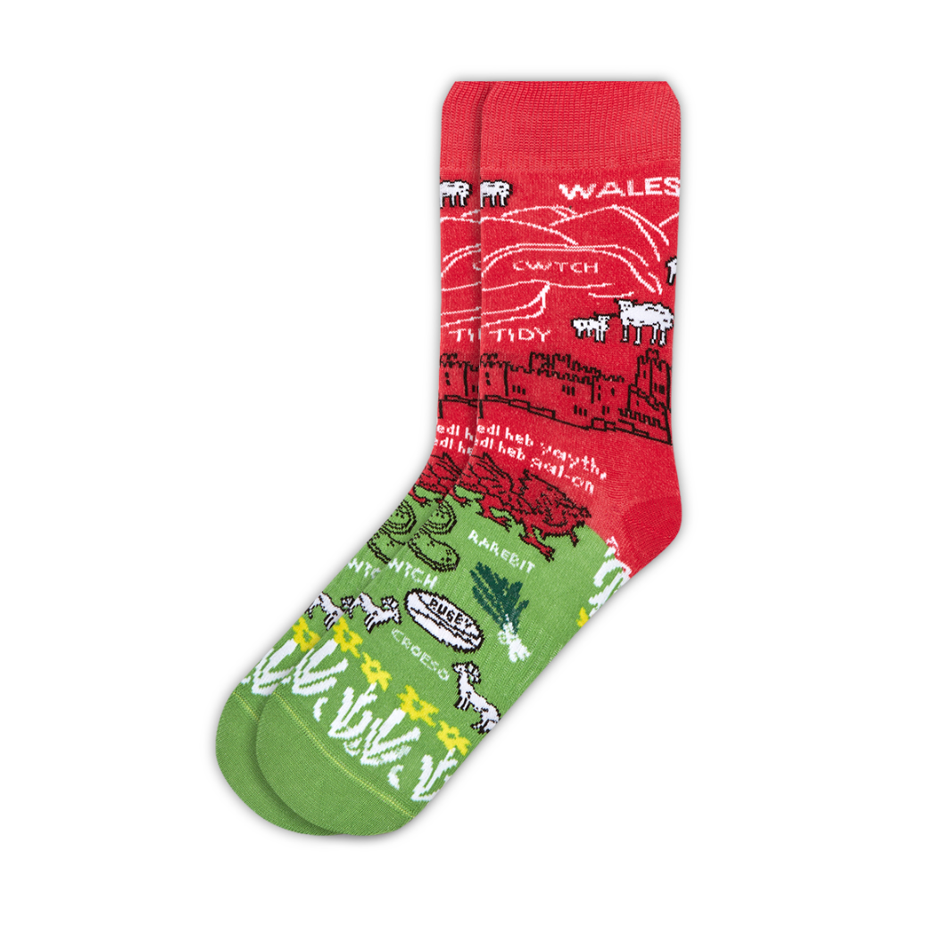 Wales Sock | Stand4 Socks | Buy One = Give One