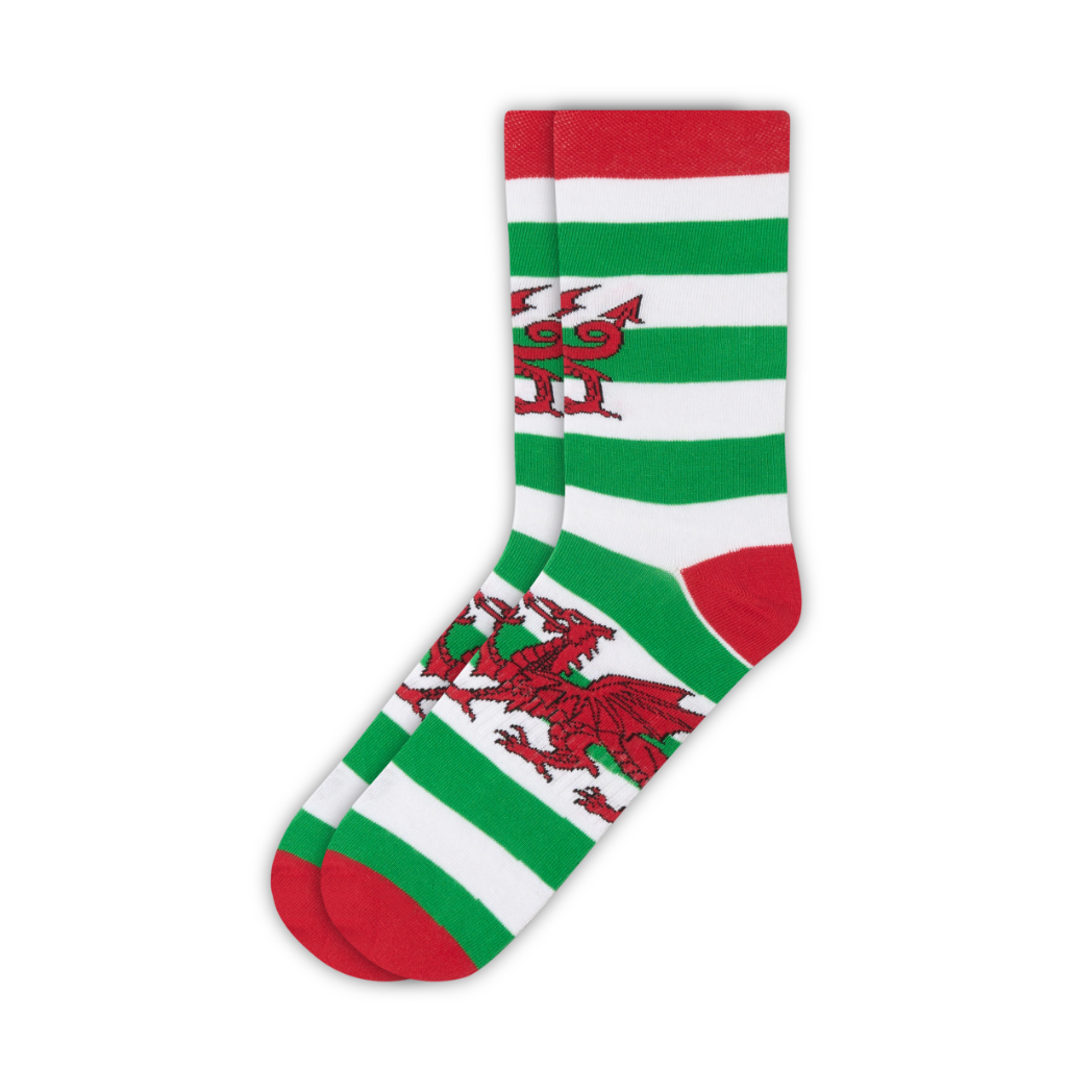 Wales Stripe Sock | Stand4 Socks | Buy One = Give One