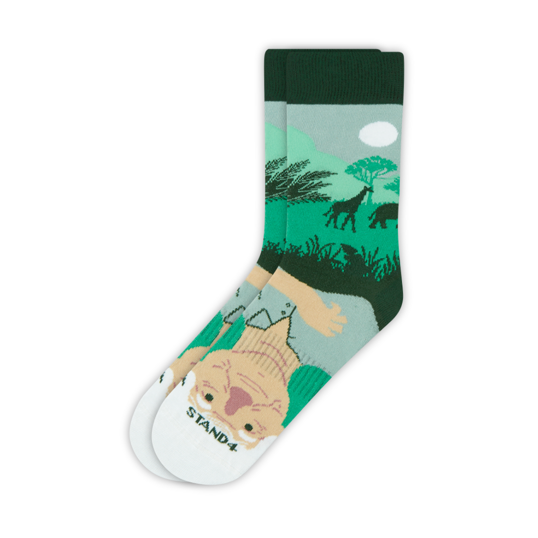 David Attenborough Jungle Sock | Stand4 Socks | Buy One = Give One