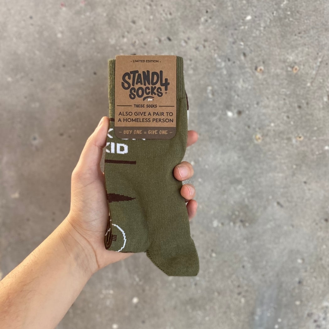 Liam Gallagher Sock | Stand4 Socks | Buy One = Give One