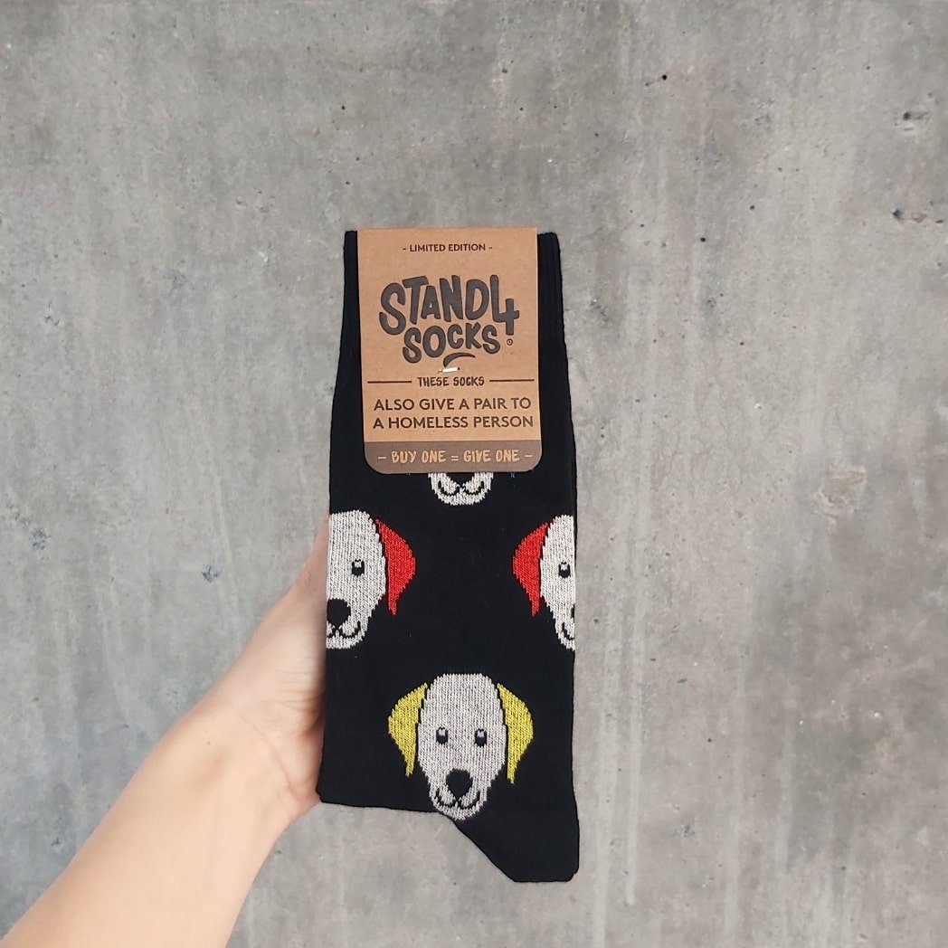 Puppy Dog Sock | Stand4 Socks | Buy One= Give One