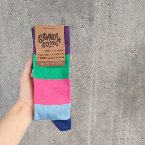 The Statement Bamboo Sock | Stand4 Socks | Buy One = Give One